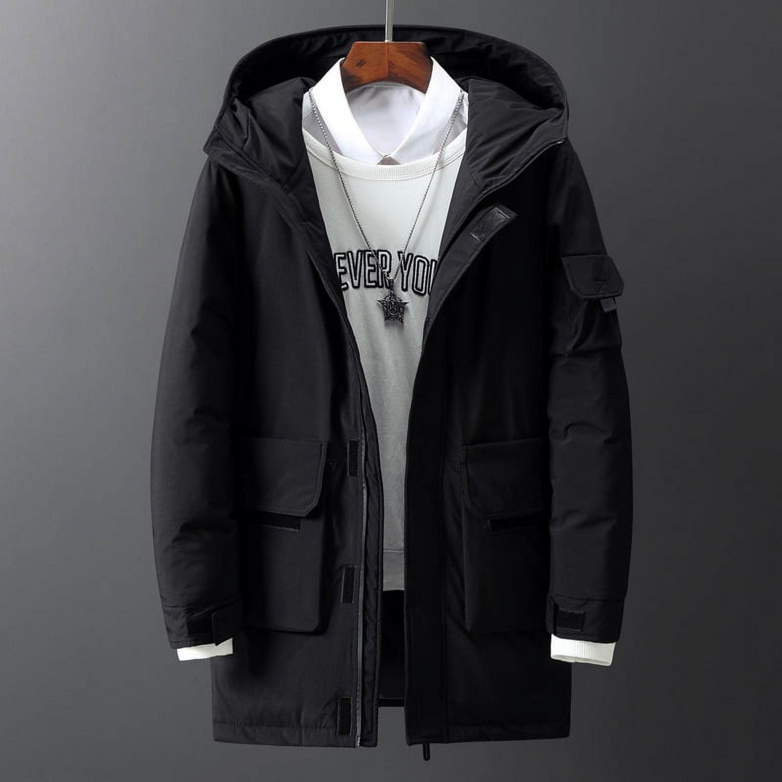 High School students new winter coat men‘s work down jacket men‘s ...