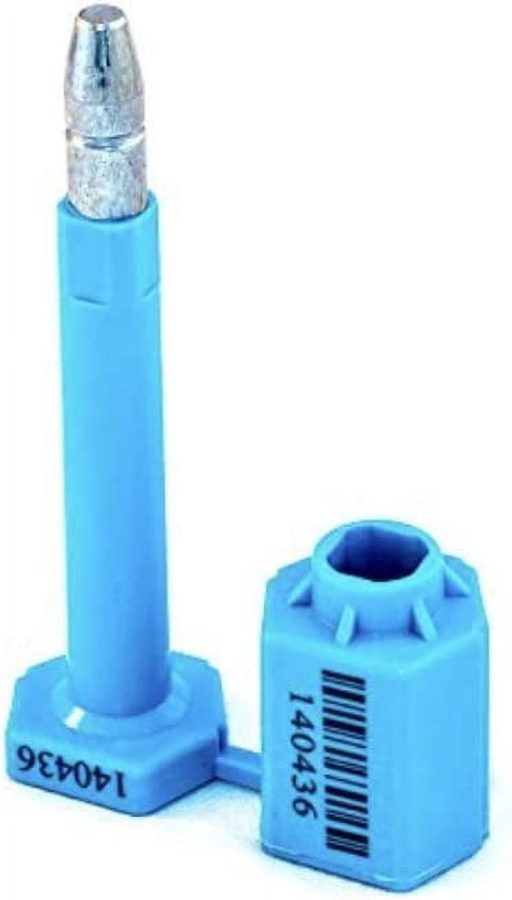 High Security Bolt Seal for Cargo Containers and Truck Trailers, Blue ...