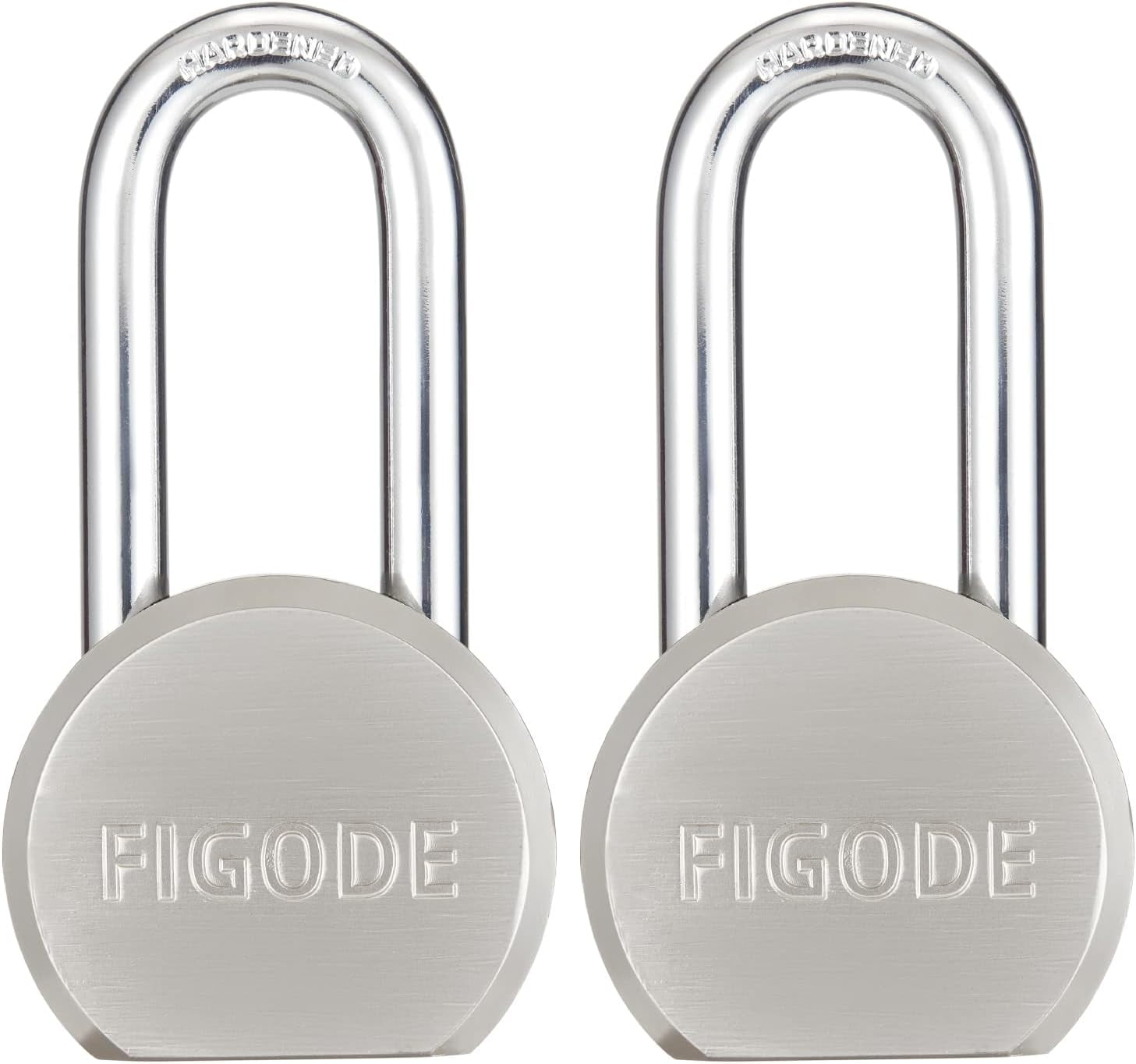 High Security Heavy Duty Solid Steel Keyed Alike Padlocks, Chrome ...