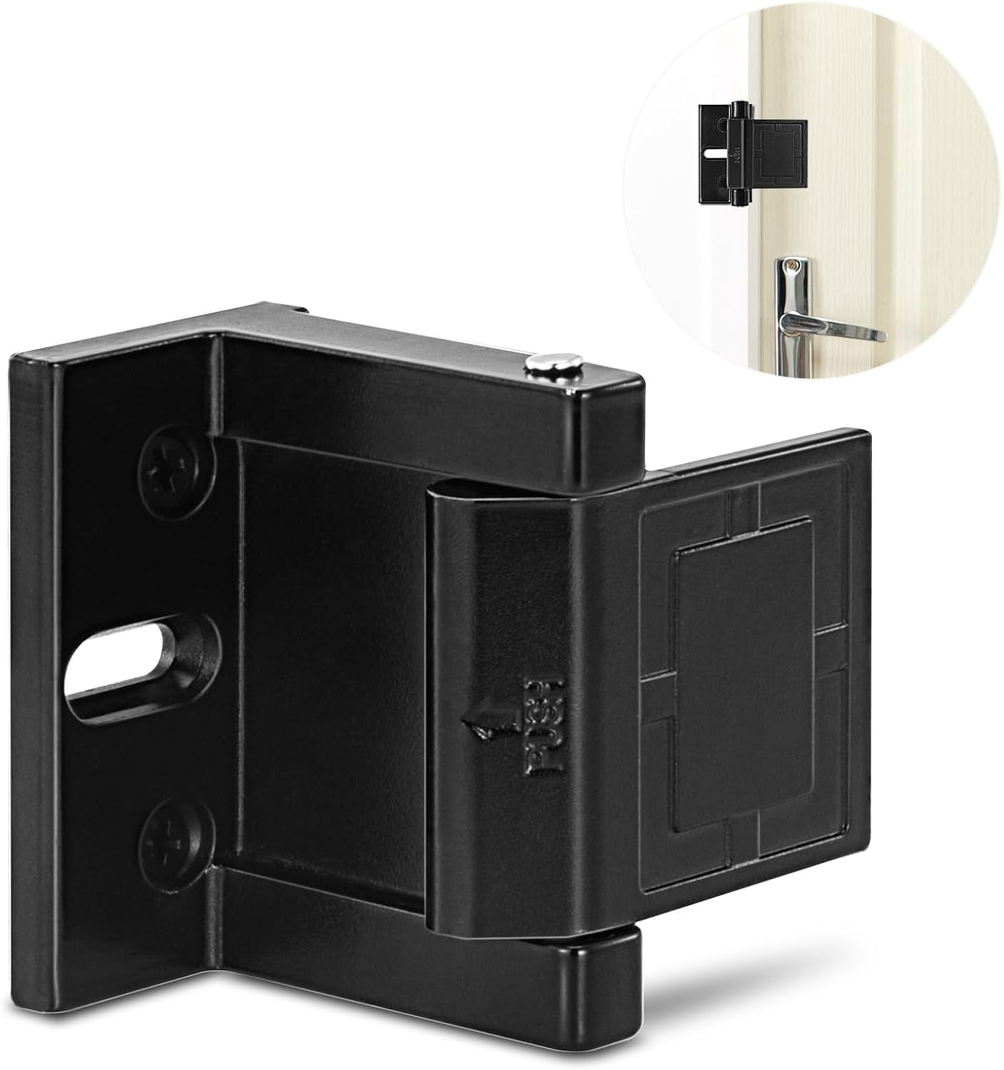 High-Security Reinforced Door Lock – Aluminum Privacy Latch for Home ...