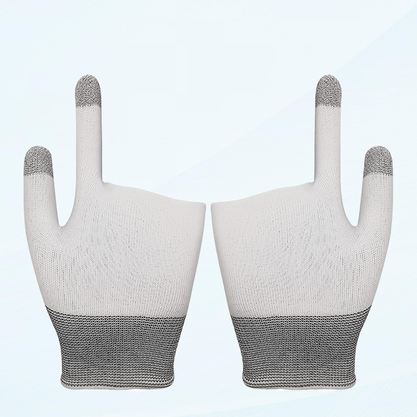 High Sensitive Game Gloves for PUBG Mobile Game Two Finger Sleeve Press ...