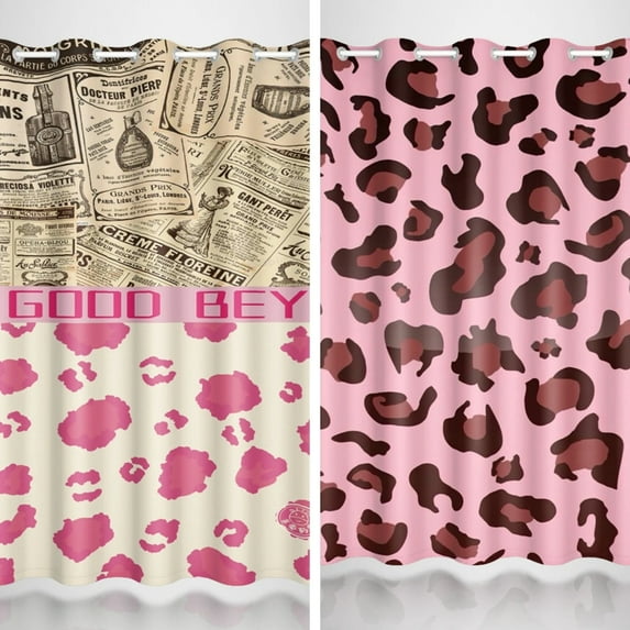 High Shading Leopard Print Zebra Cow Print Sexy Curtain Bedroom Balcony ...