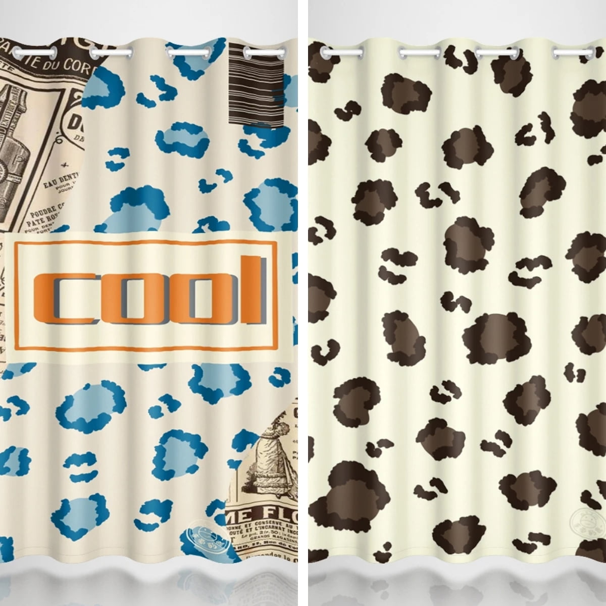 High Shading Leopard Print Zebra Cow Print Sexy Curtain Bedroom Balcony ...