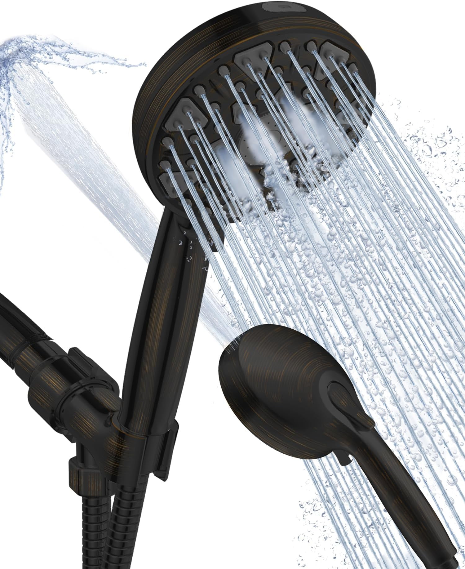 High Shower with Handheld 7 Modes, Built-in Power Wash to Clear Tub ...