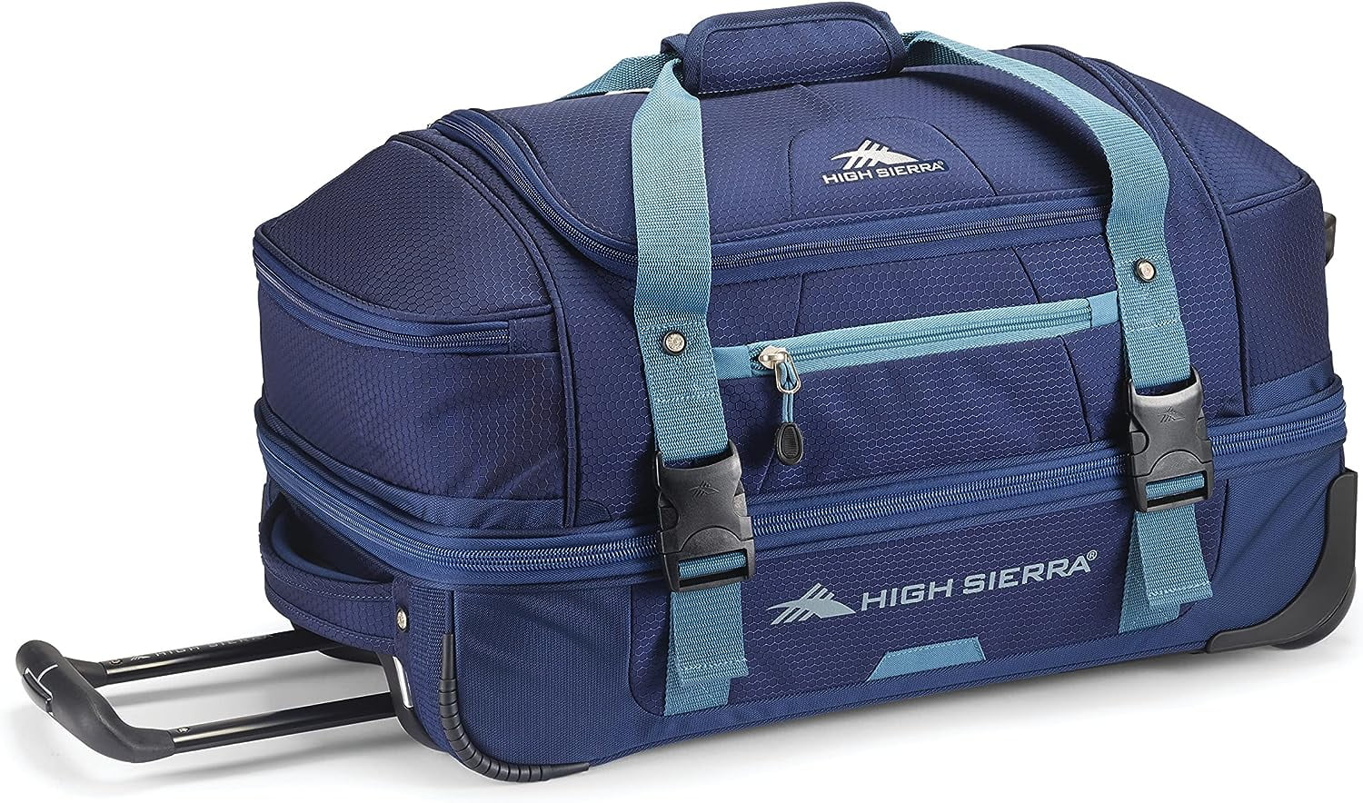 High Sierra Fairlead 28-Inch Portable Wheeled Rolling Polyester Duffel ...
