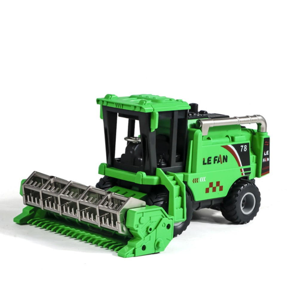 High Simulation Farm Tractor Toy Inertial Driving Movable Joint ...