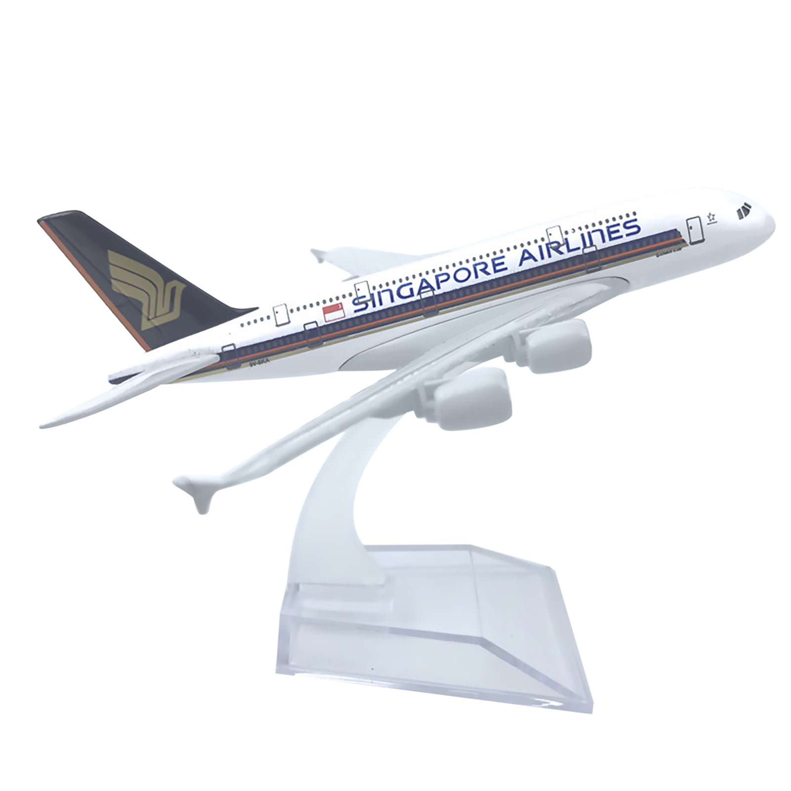 High Simulation Toy Singapore A380 Plane Model for Aviation Collectors ...