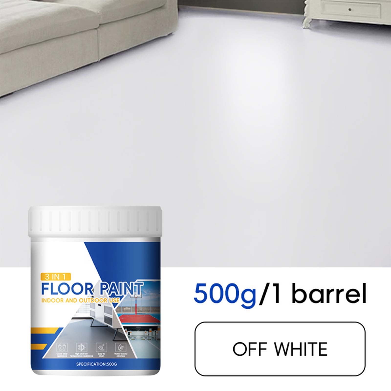High Solid Epoxy Floor Paint Water-Based Wear-Resistant Resin Coating ...