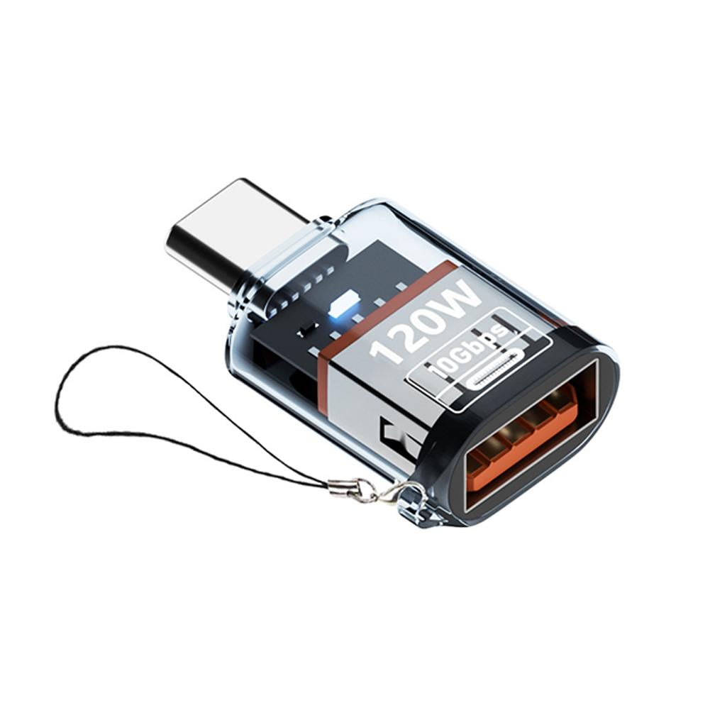 High Spd Connection with USB C to USB A Adapter Featuring 120W Output N ...