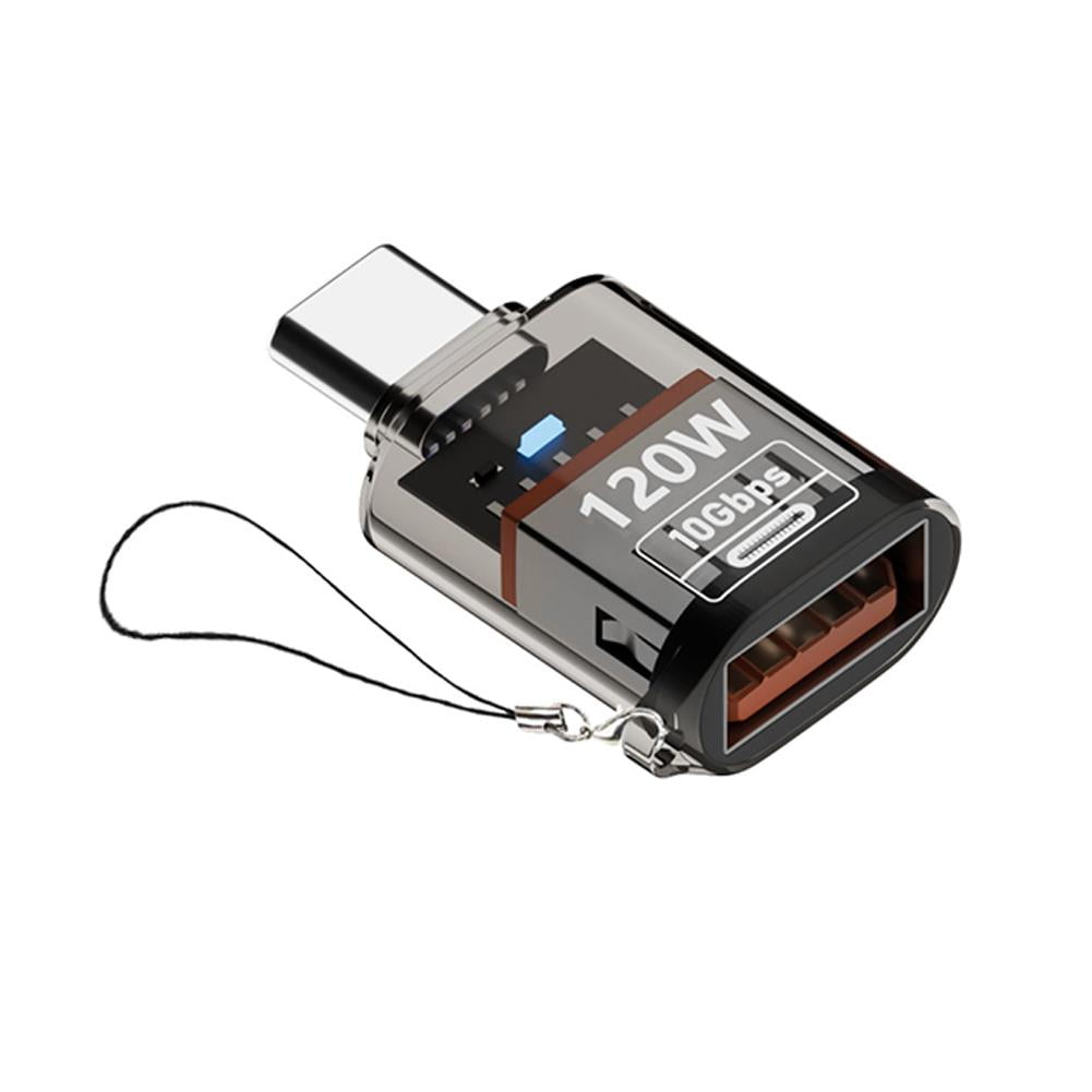 High Spd Connection with USB C to USB A Adapter Featuring Output 120W ...