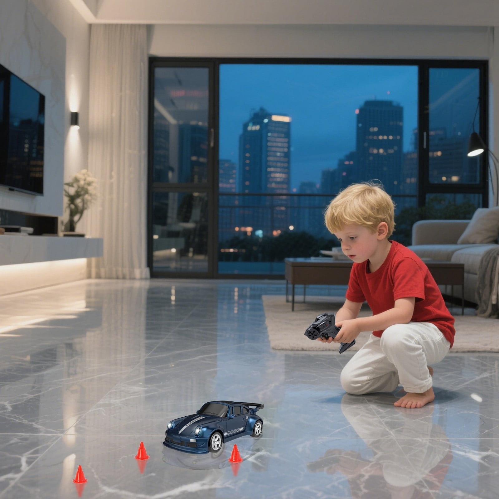 High Speed 1:64 Mini Remote Control Car For Kids Rechargeable RC Toy ...