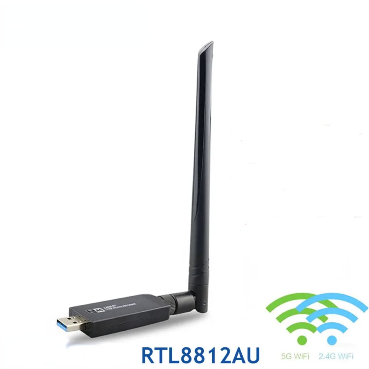 Chipset 5GHz 1200Mbps WiFi Adapter USB 3.0 Wireless Network Card + 5dbi ...