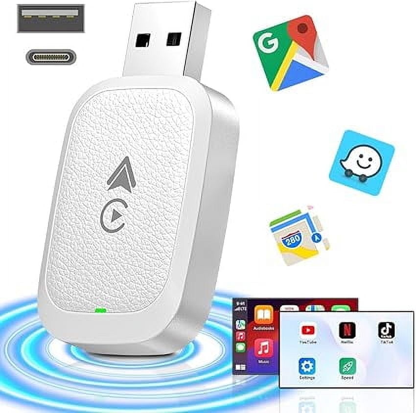 High Speed 5.0GHz CarPlay Adapter,U Disk Style, Fast Response Stable ...