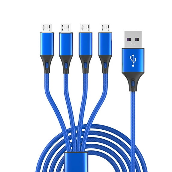High Speed Charge Cord USB to Multiple Port Micro USB Charging Cable ...