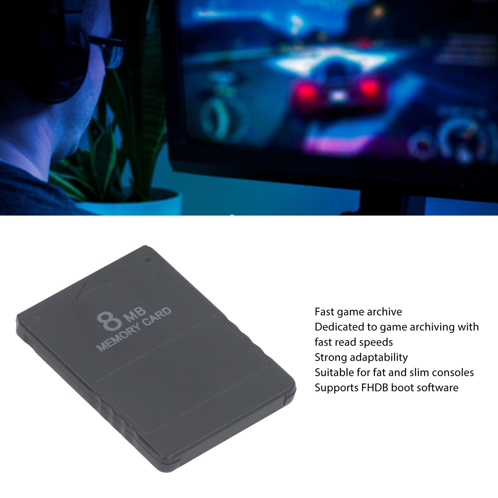 High,Speed Console Memory Card, Fast Game Archiving For Slim Original ...