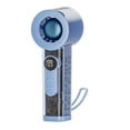 High Speed Cooling Small Fan with LED Display Screen Portable Handheld ...