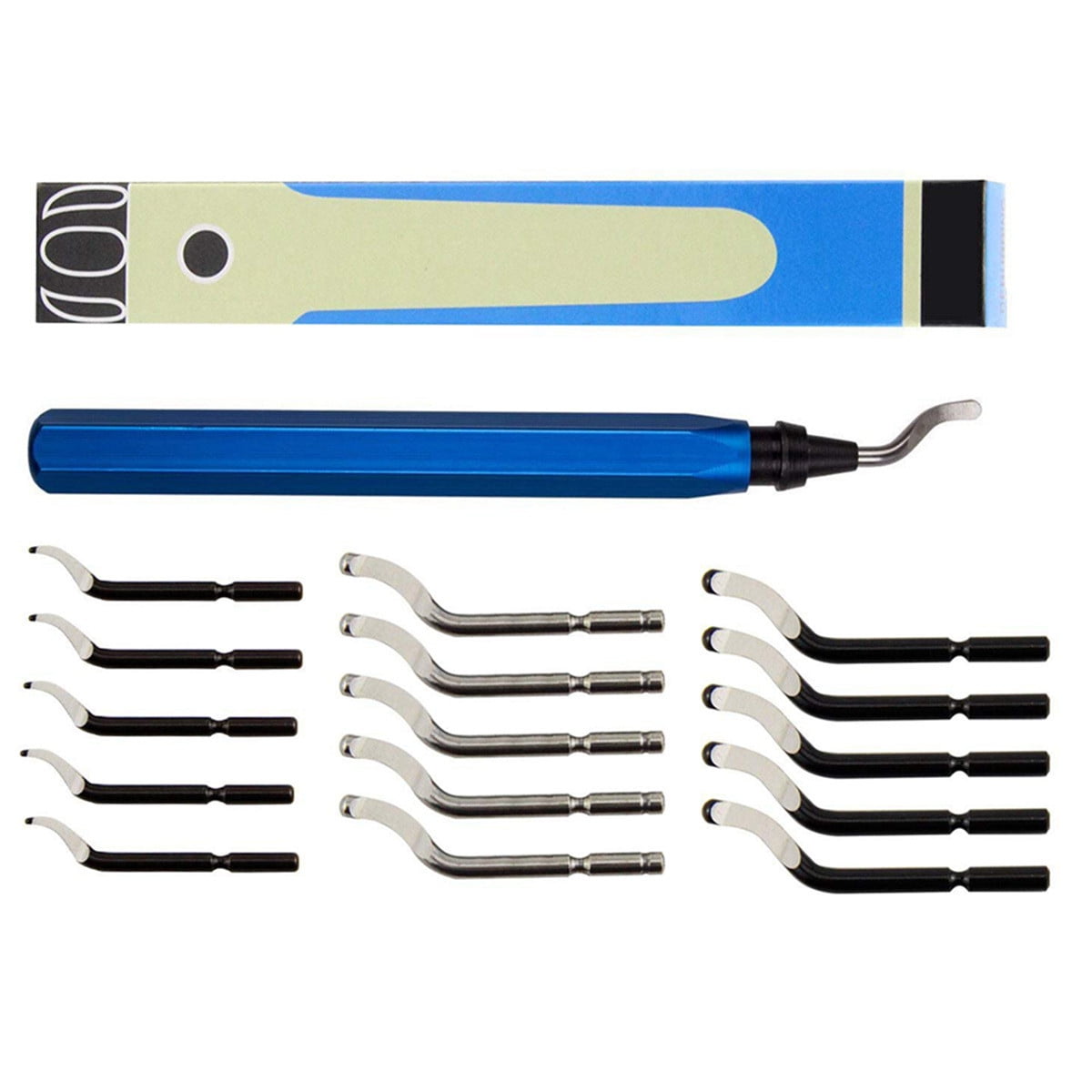 High Speed Deburring Tool + 15 Extra Steel Blades Works on Metal Resin ...