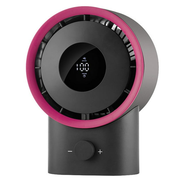 High Speed Digital Display Desktop Rechargeable Desk Fan 4000mAh 100 ...