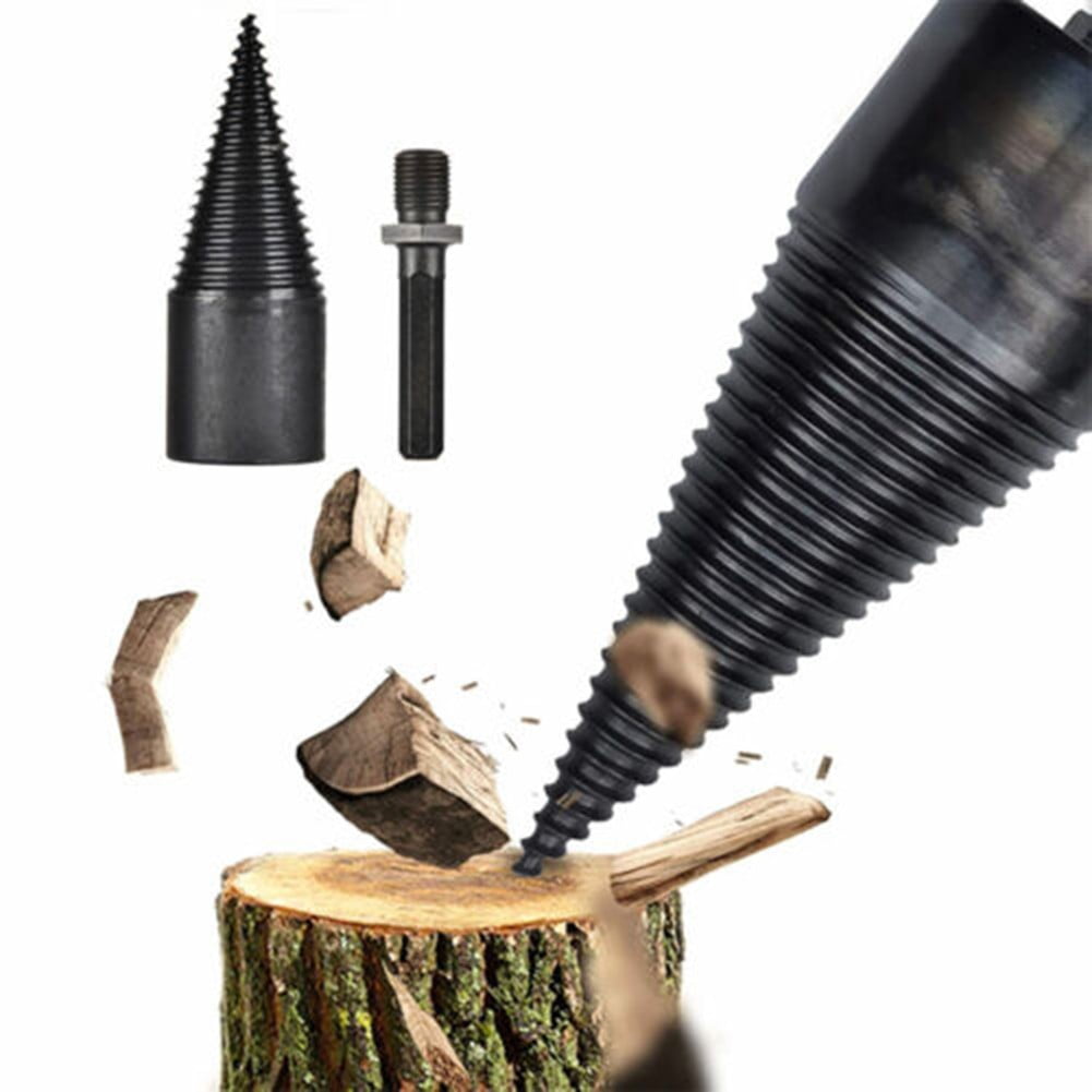 High Speed Firewood Drill Bit Wood Splitter Screw Splitting Cone Driver ...