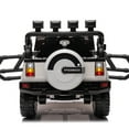 High Speed Four Wheel Drive Leather Seat Electric Ride On Car With One Button Start 12v 7a 30w2
