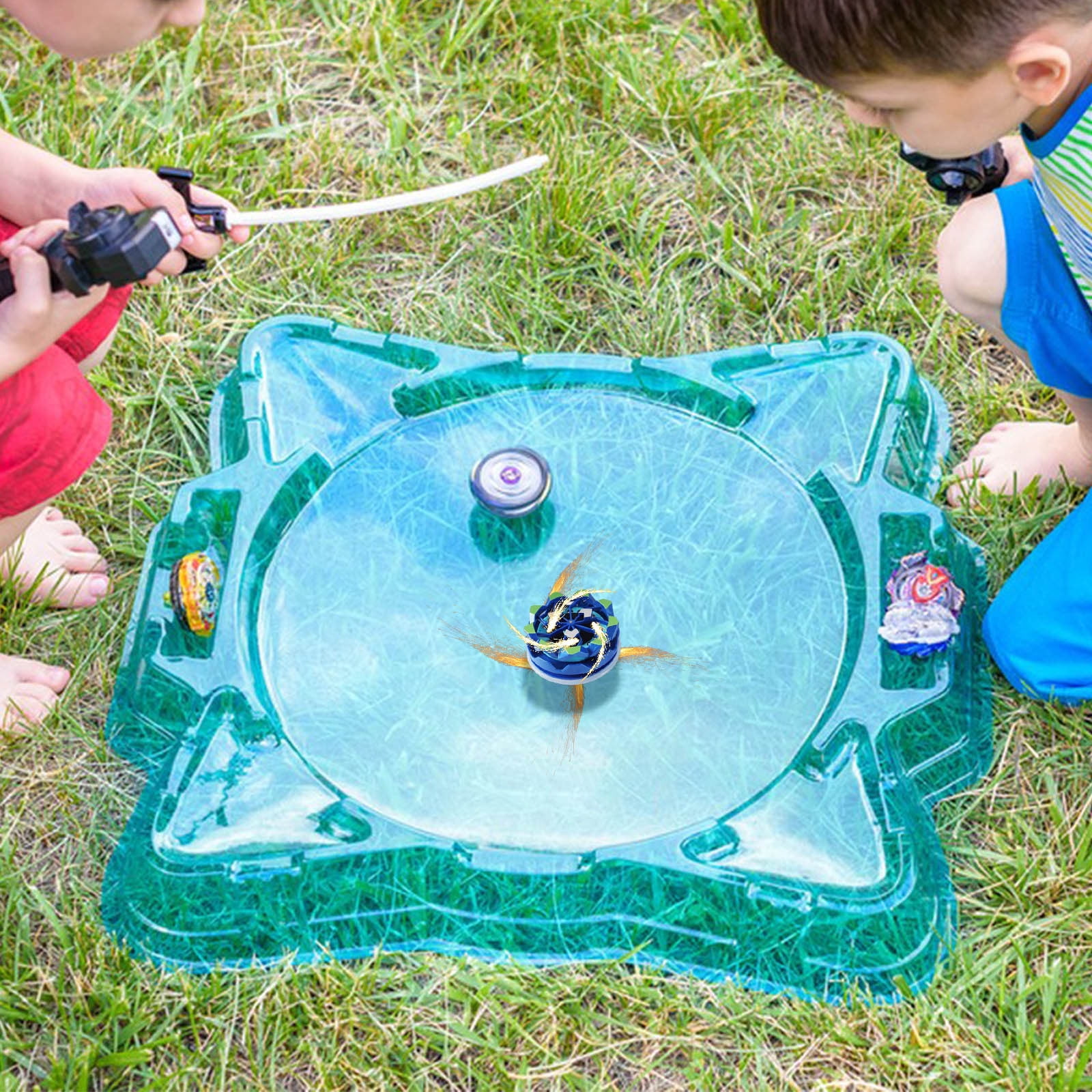 High Speed Friction Spark Spinning Toy - Hand Powered Stress Relief ...