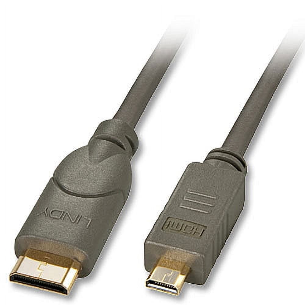 High-Speed-HDMI?® cable with Ethernet, Type C (Mini) / Type D (Micro), 1.5m - Walmart.com