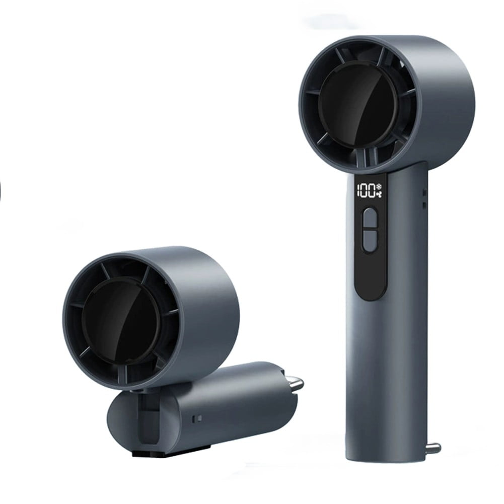 High-Speed Handheld Folding Ice Compress Fan With Digital Display ...