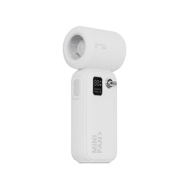 High-Speed Handheld Turbo Fan 100 Wind Speeds Adjustable 3600mAh ...