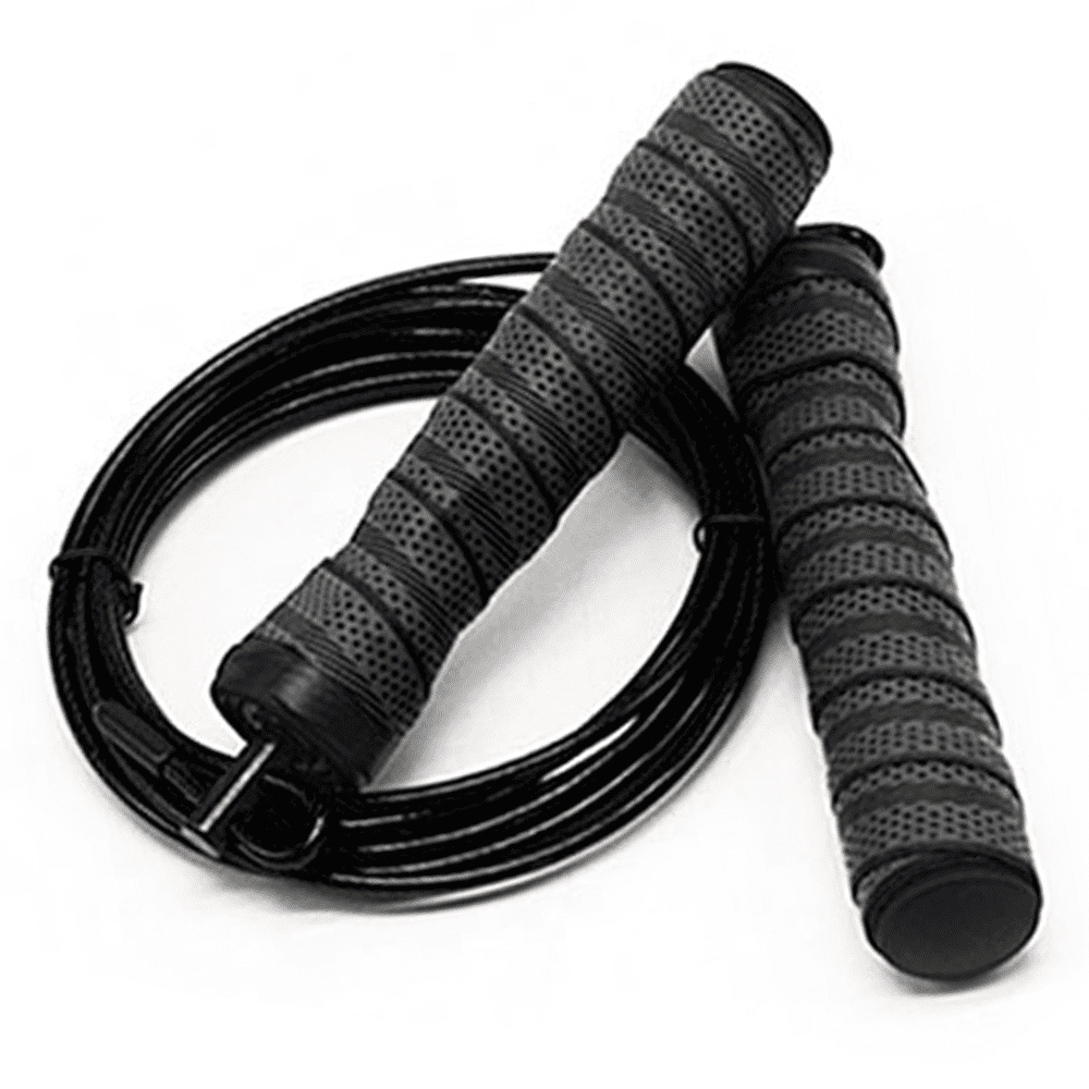 High Speed Jump Rope, Tangle-Free Ball Bearing Cable Ropes, Anti-Slip ...
