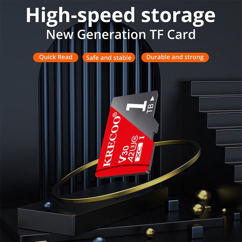 High Speed Micro 1TB SD Card Class10 TF Memory Card W/ Adapter Lot ...