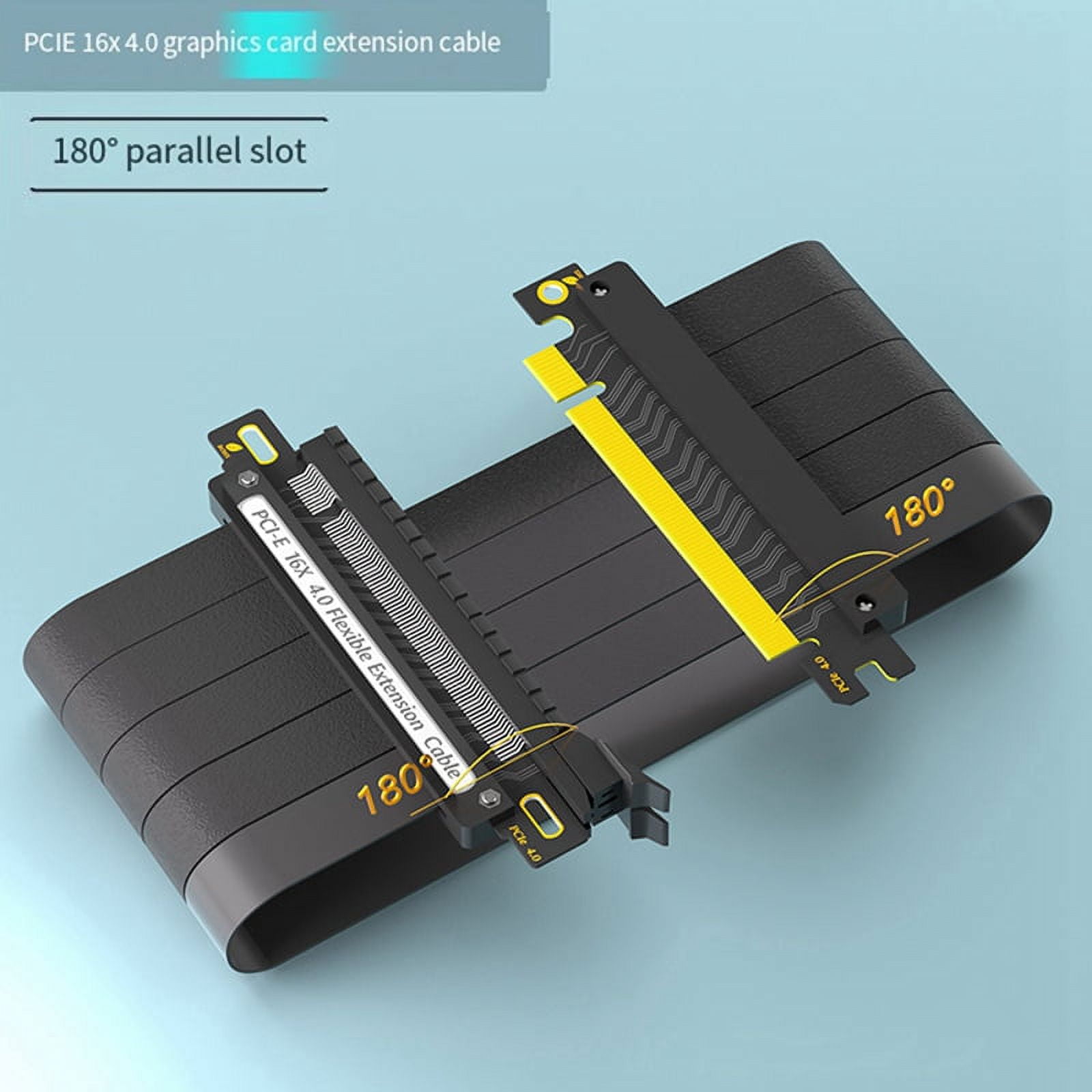 High Speed PCIE-E16X to 16X 4.0 Graphics Card Extension Cable PCI ...