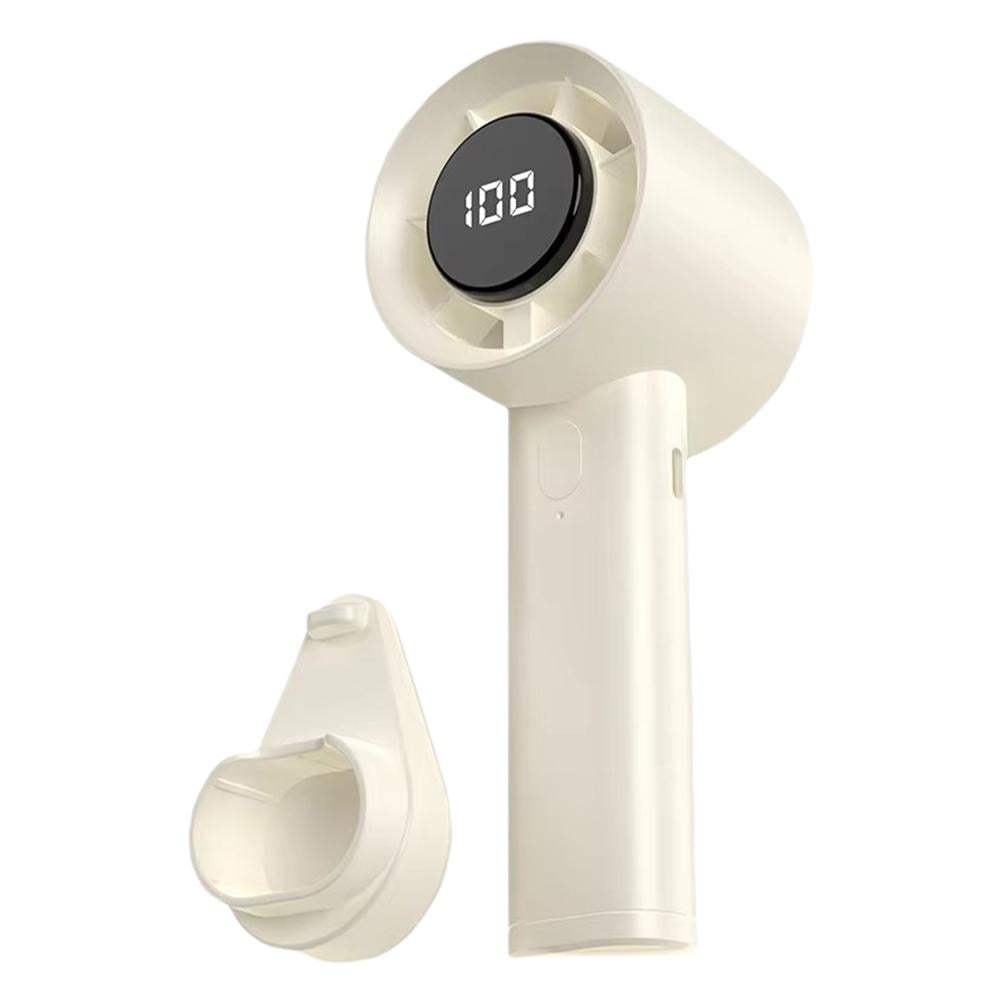 High-Speed Portable Handheld Turbo Fan, LED Display, Rechargeable small ...