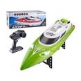 High Speed RC Boat 35kmh With LED Lights 540 Brushed Motor 2.4GHz ...