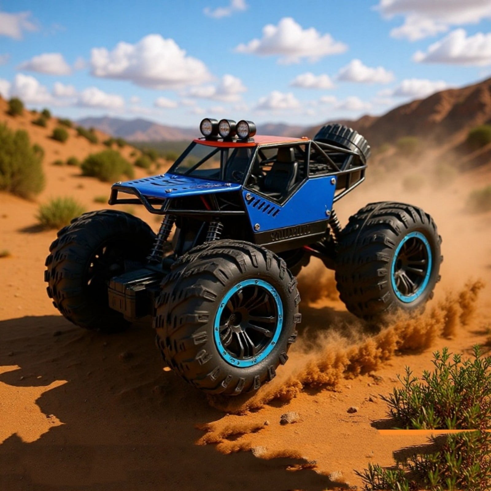 High-Speed RC Off-Road Truck – 4WD Rechargeable Remote Control Vehicle ...
