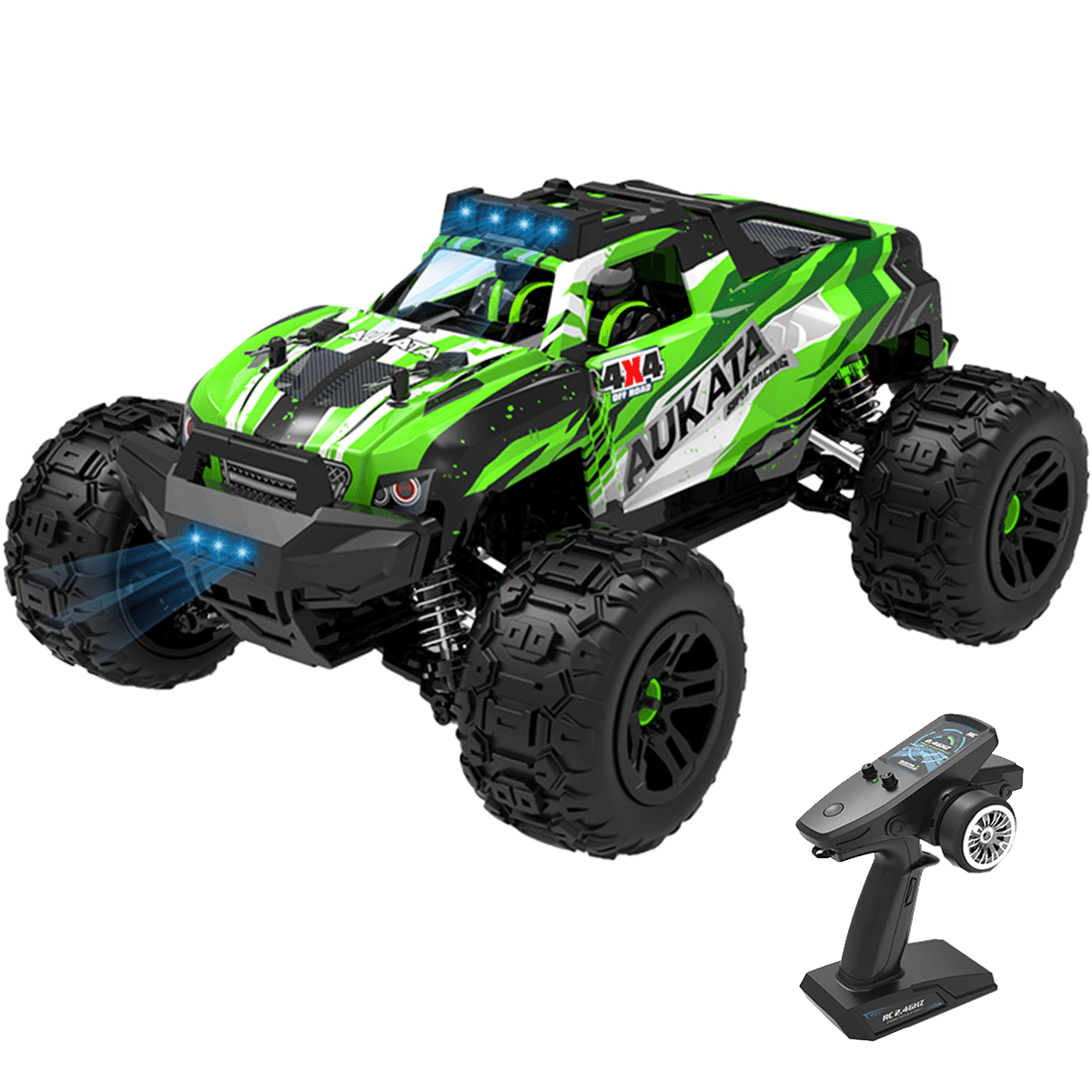 High Speed RC Truck, 1/18, Remote Control Car, 4x4, with LED Light ...