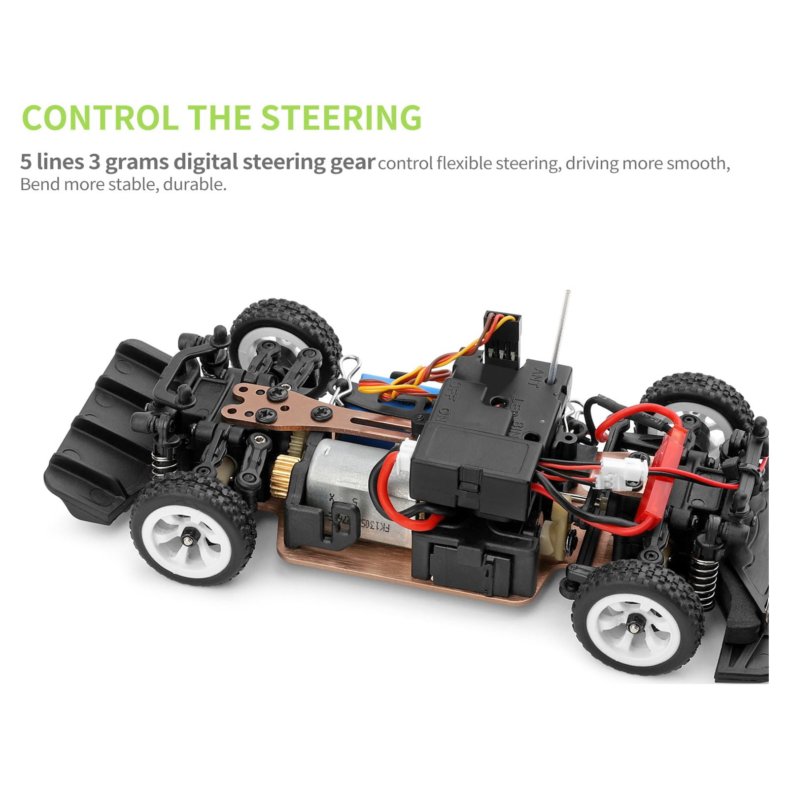 High Speed Remote Control Car, 30kmh Racing Car With LED Lights, All ...