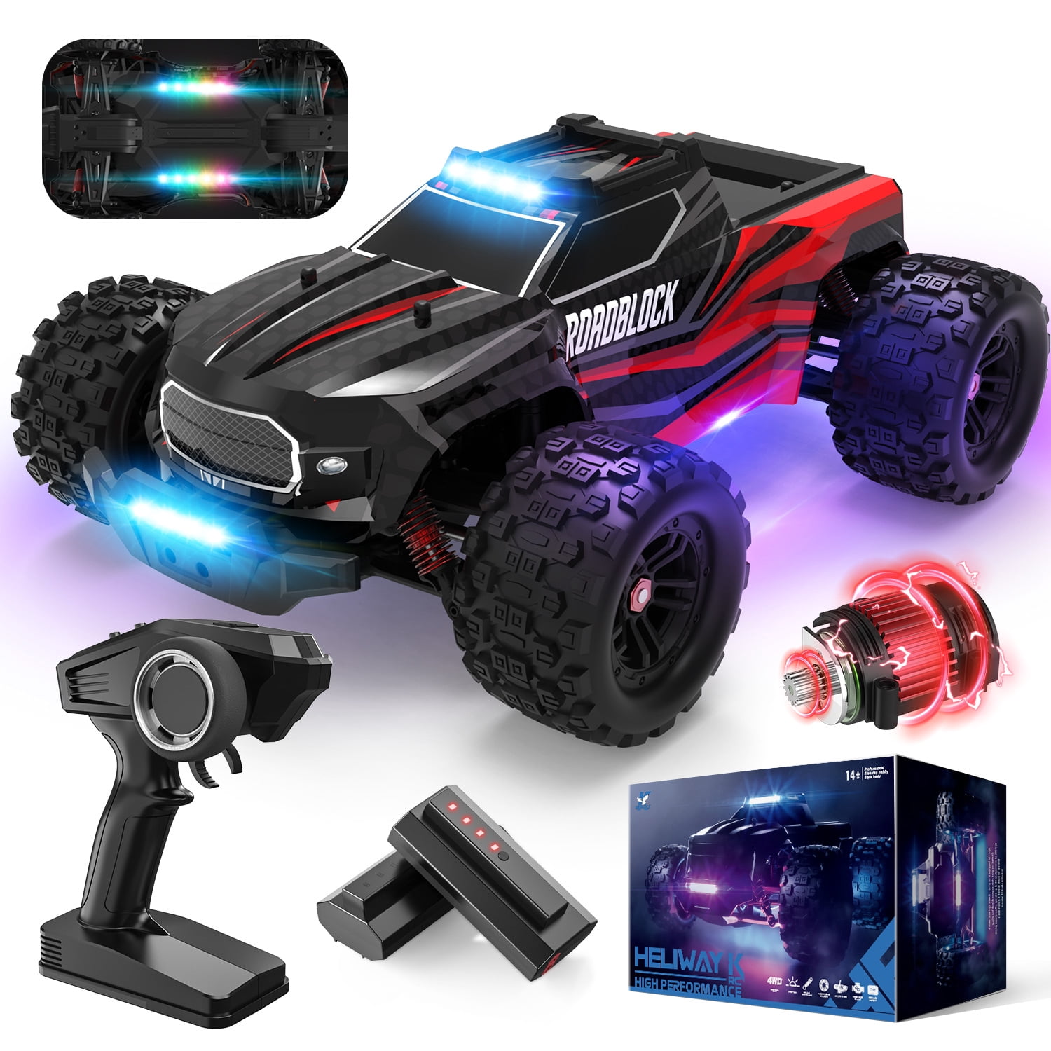 JoyStone 1:14 RTR RC Cars, Max 35+ mph Hobby Off-Road RC Trucks for ...