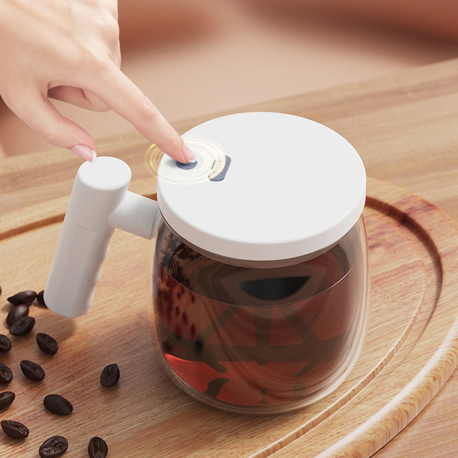 High Speed Self Stirring Mixing Cup | Automatic Stirring Travel Coffee ...