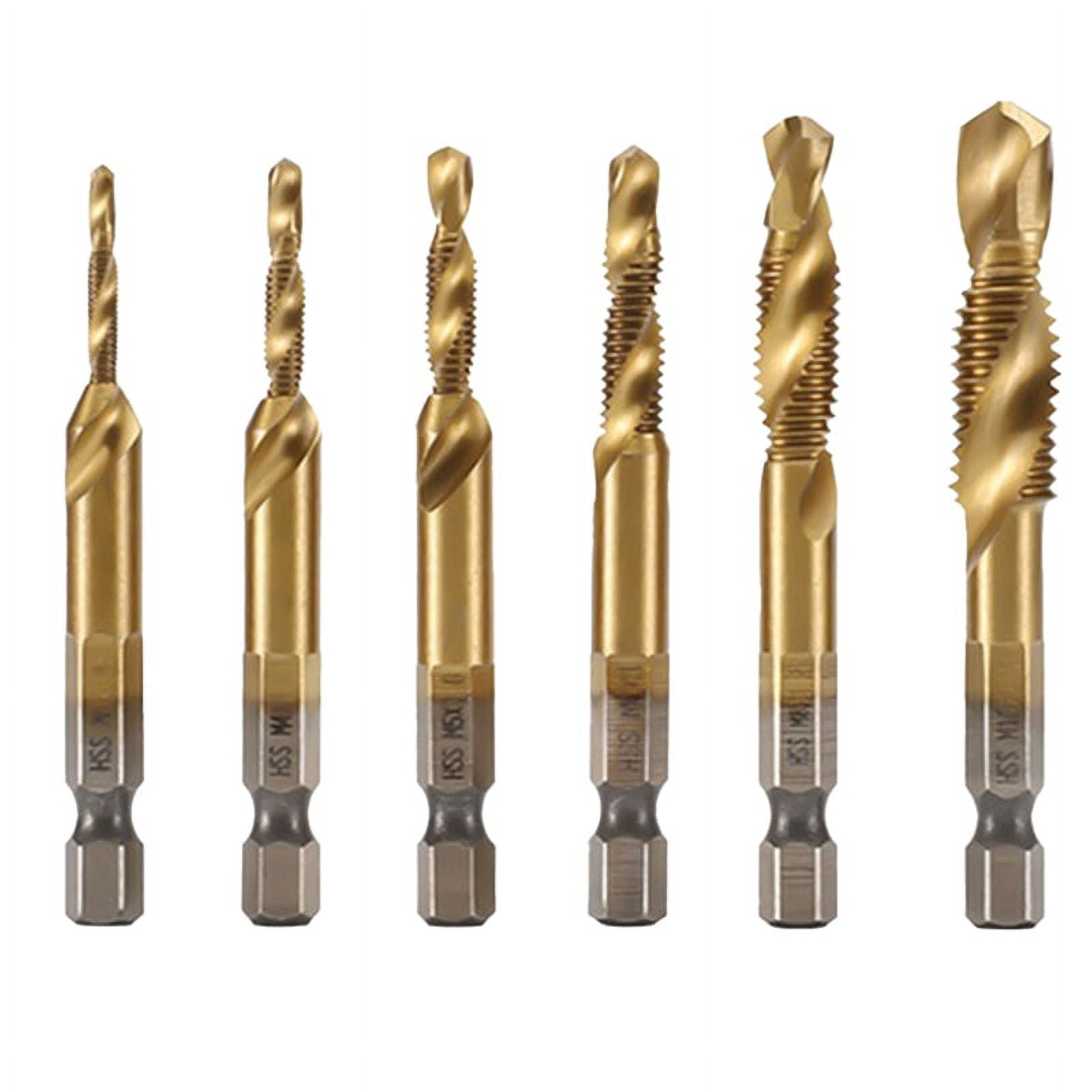 High-Speed Steel Drilling Tapping Chamfering Integrated Drill Bit Set ...