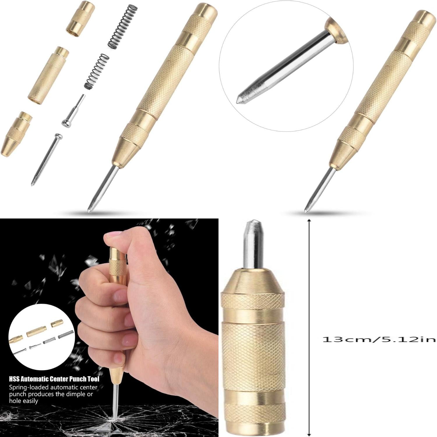 High Speed Steel Professional Grade Enhanced Automatic Spring Loaded ...