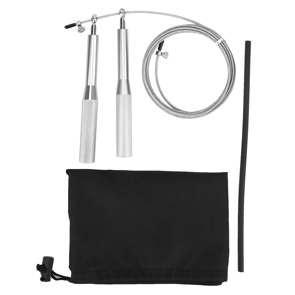 High-Speed Steel Wire Jump Rope with Aluminum Bearings & Handles ...