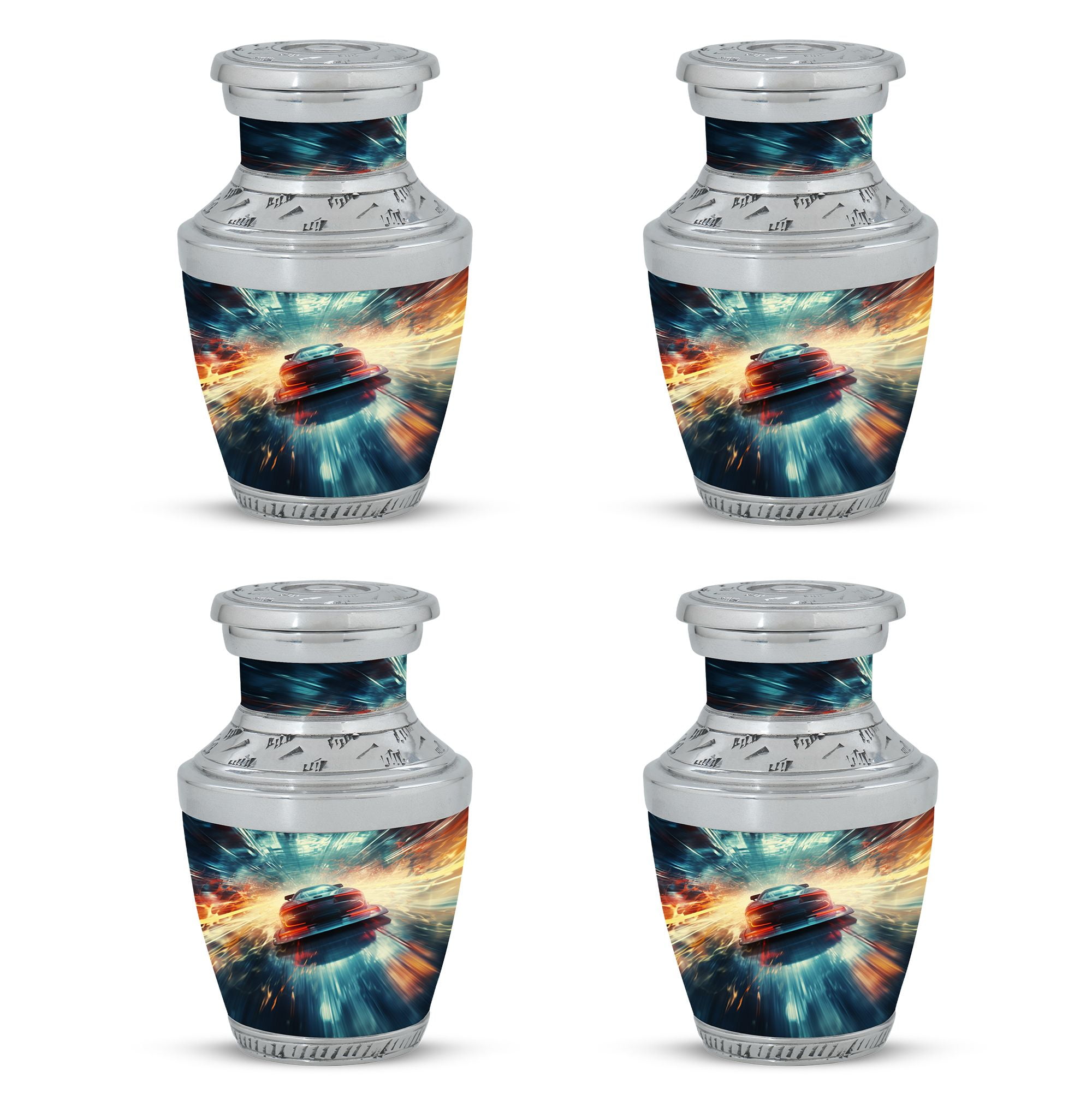 High-Speed Supercar in Motion Compact Keepsake Urn - Mini Memorial for ...