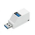 High Speed USB 3.0 HUB Adapter Extender Mini Splitter Box 3 Port Data ...