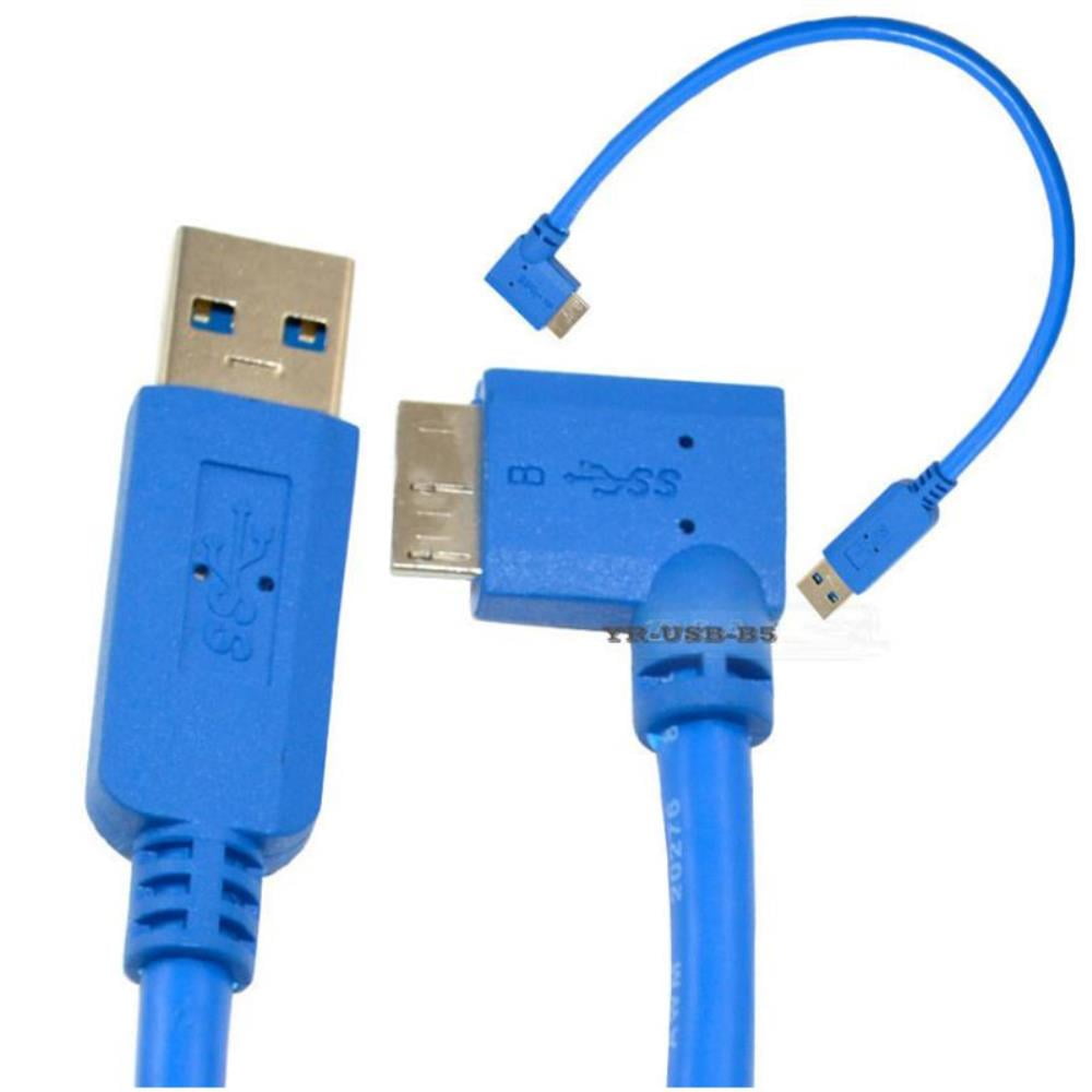 High Speed USB 3.0 to 90 Degree Right Angled Micro B Cable for Mobile ...
