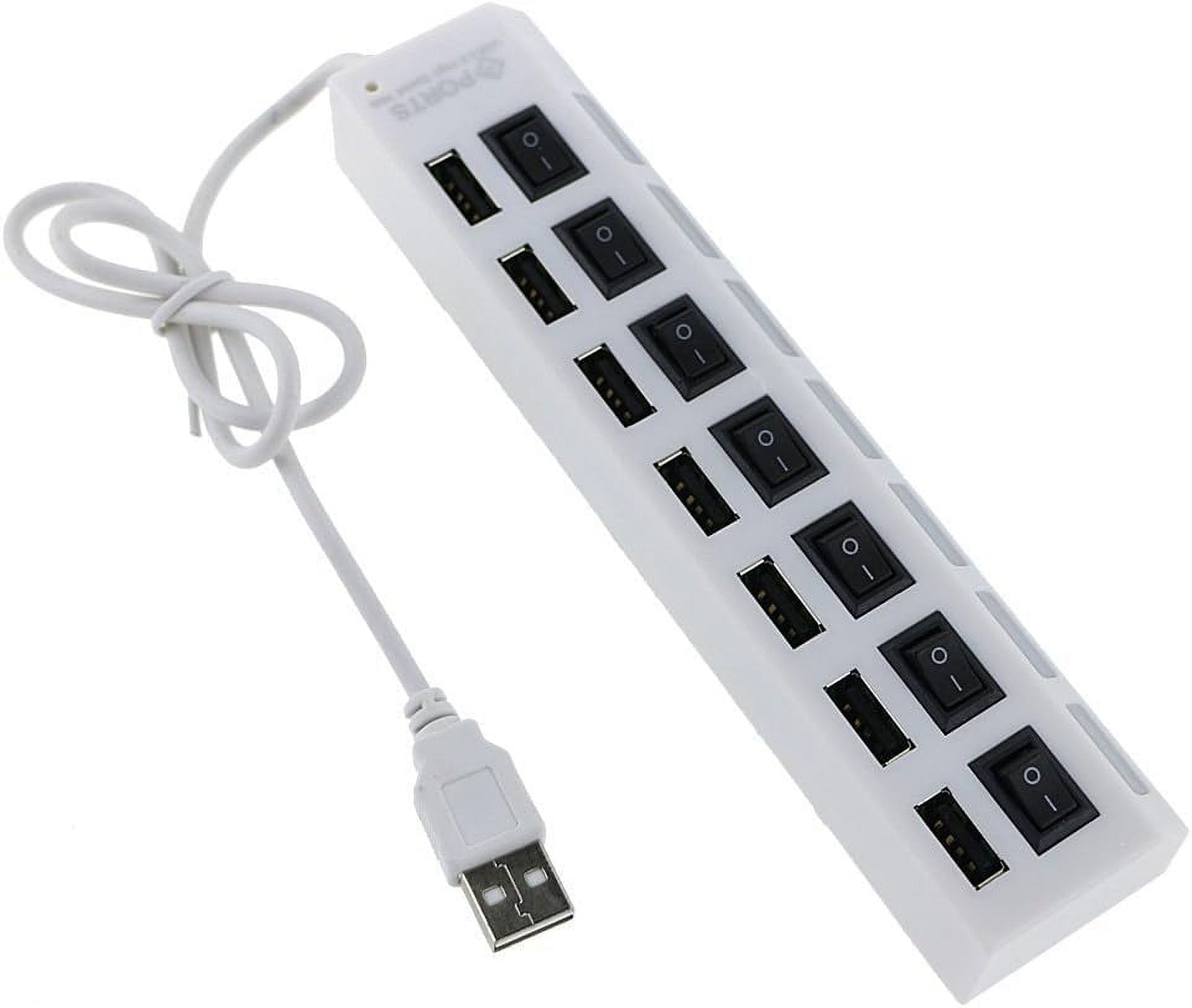 High Speed USB2.0 Hub, Compact Design Plug And Play Device With Blue ...