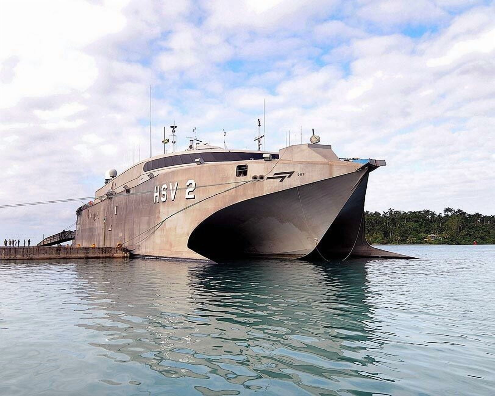 High-Speed Vessel Swift HSV 2 - Style B - 12x18 Inch Laminated Poster ...