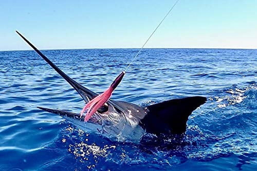 High Speed Wahoo Lures 2 Pack Fully Rigged 6 Ft 280 LBS SS Leader + Bag ...