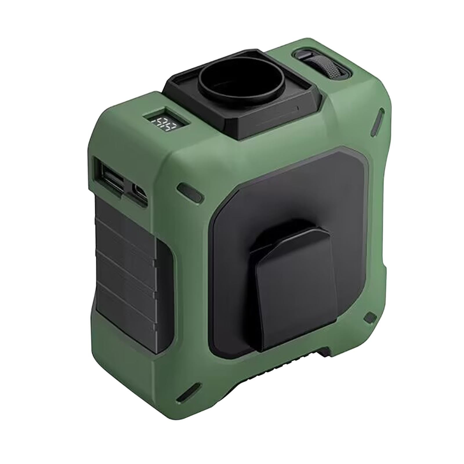 High-Speed Wearable Waist Fan- Portable Turbo Fan With, Rechargeable ...