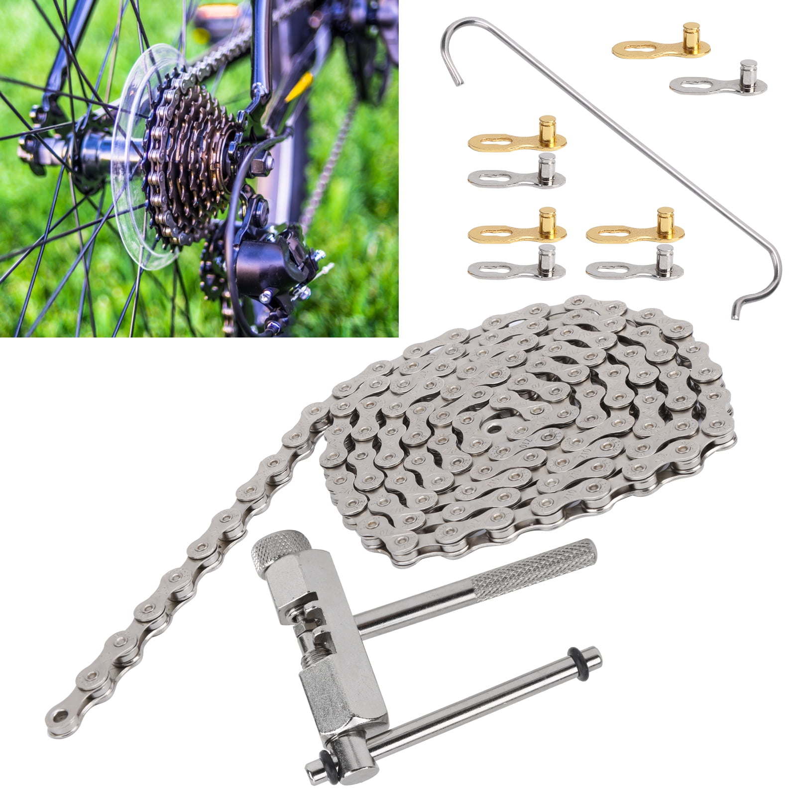 High,Strength Bike Chain Set For 10,Speed Systems, Perfect For Mountain ...