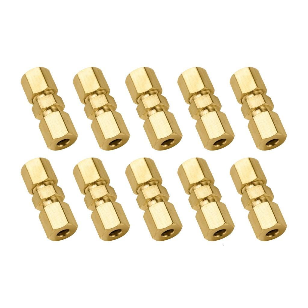 High Strength Brass Flareless Brake Line Fitting 4.76mm Double Thread ...